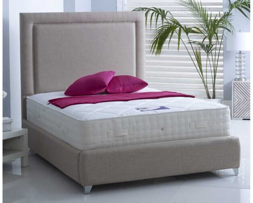 Oxford Wingback Fabric Bed Frame in Various Colours